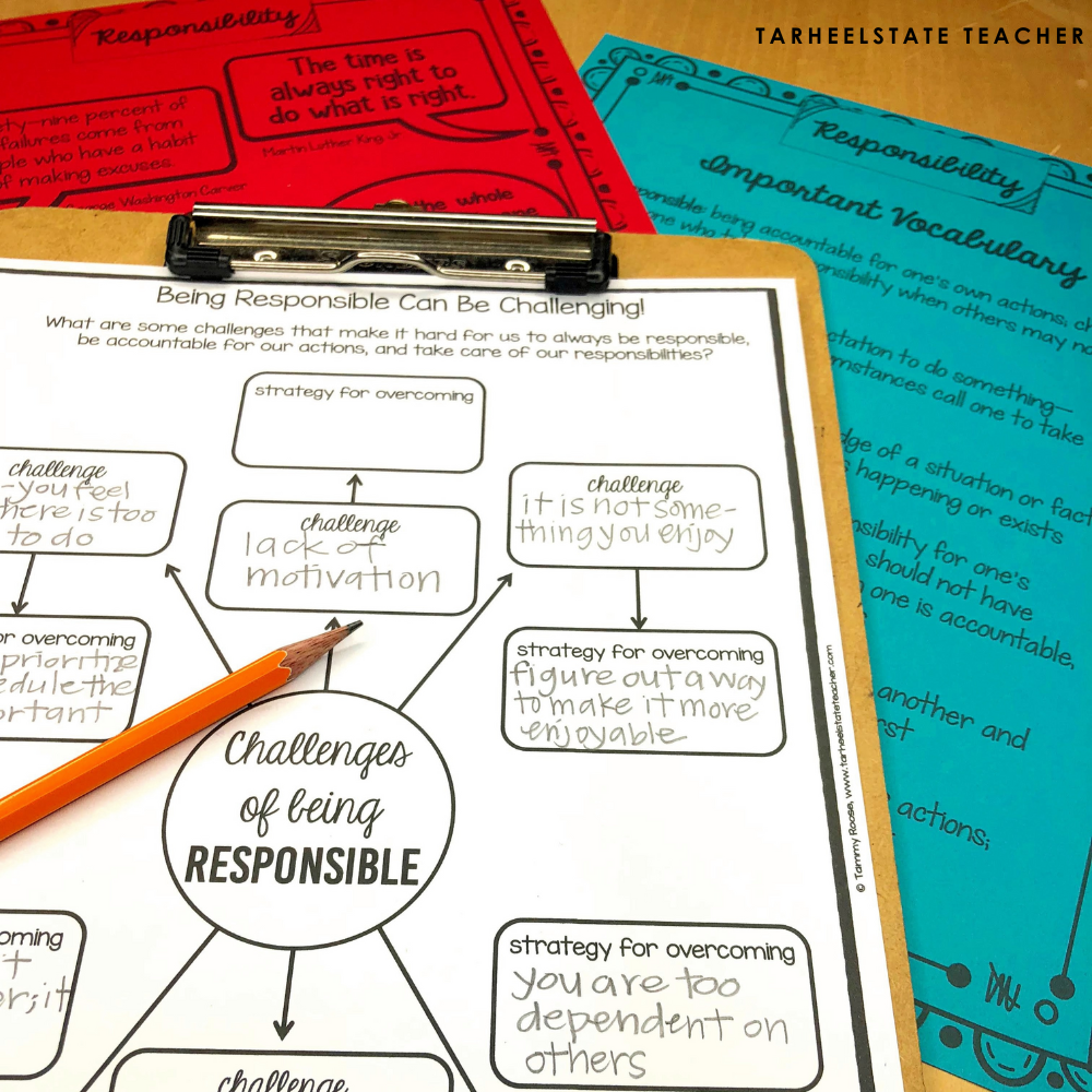 Teaching Students to be Responsible and Accountable — Tarheelstate Teacher