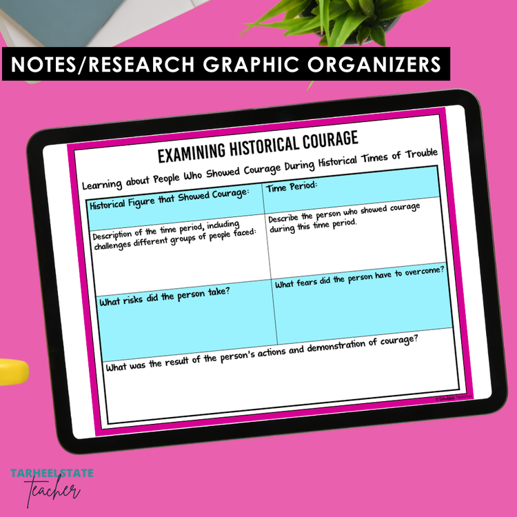 Courage Activities and Lessons for the Classroom — Tarheelstate Teacher