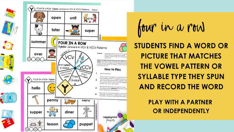 Teaching Syllable Juncture Patterns — Tarheelstate Teacher