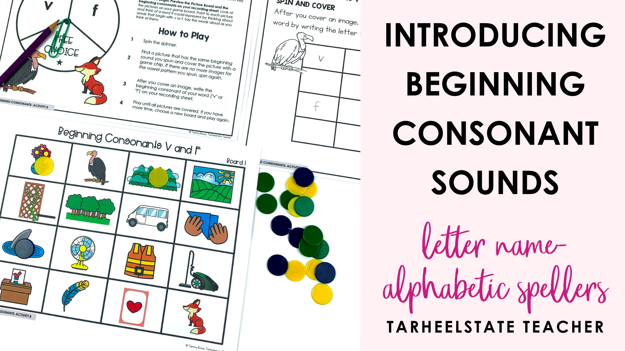 Teaching Beginning Consonants Letters And Sounds Letter Name