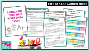 How to Get Started with Word Study - Launch Lessons and Activities ...