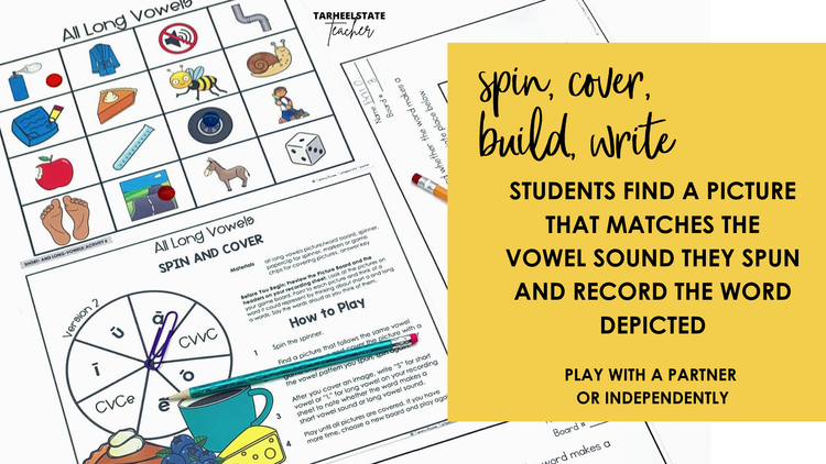 Teaching Long Vowel Sounds - Within Word Pattern Spellers ...