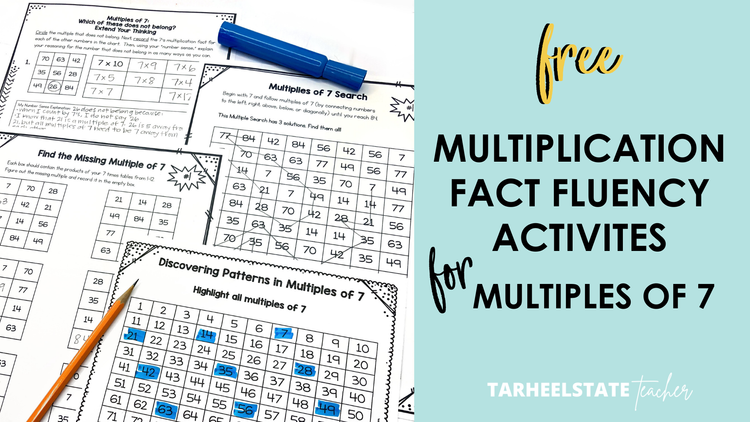 Multiplication Patterns in Times Tables — Tarheelstate Teacher