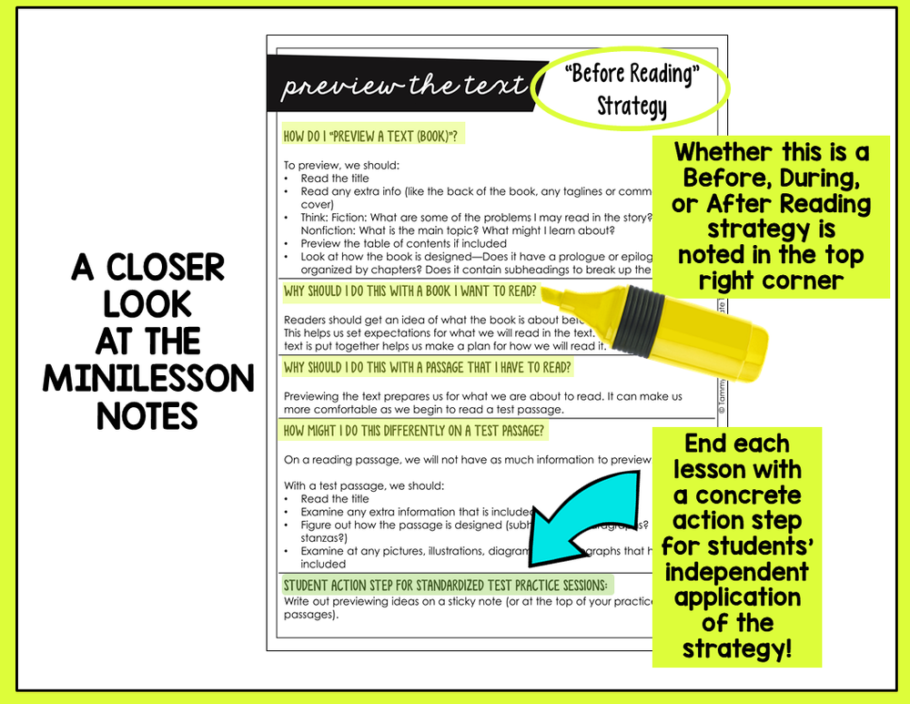 FREE Printable Reading Test Prep Passages and Questions — Tarheelstate ...