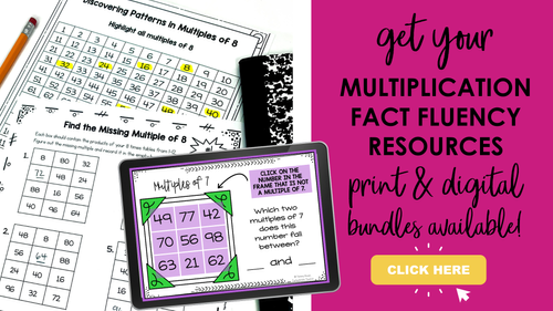 Multiplication Patterns in Times Tables — Tarheelstate Teacher