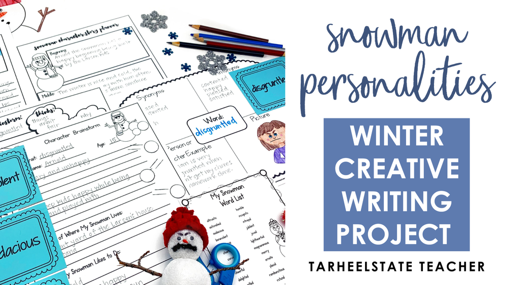 Snowman Creative Writing Project - Perfect for December or January ...