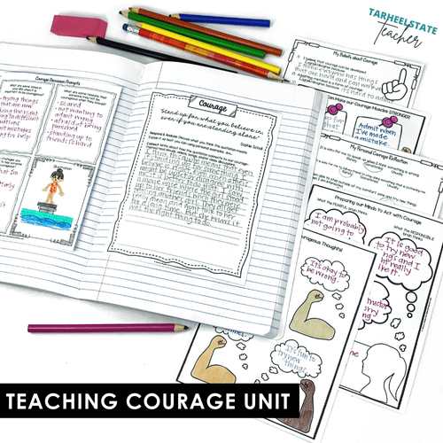 Character Education SEL Courage Activity for Students — Tarheelstate ...