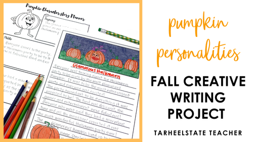 Pumpkin Creative Writing Project - Perfect for Fall or Halloween ...