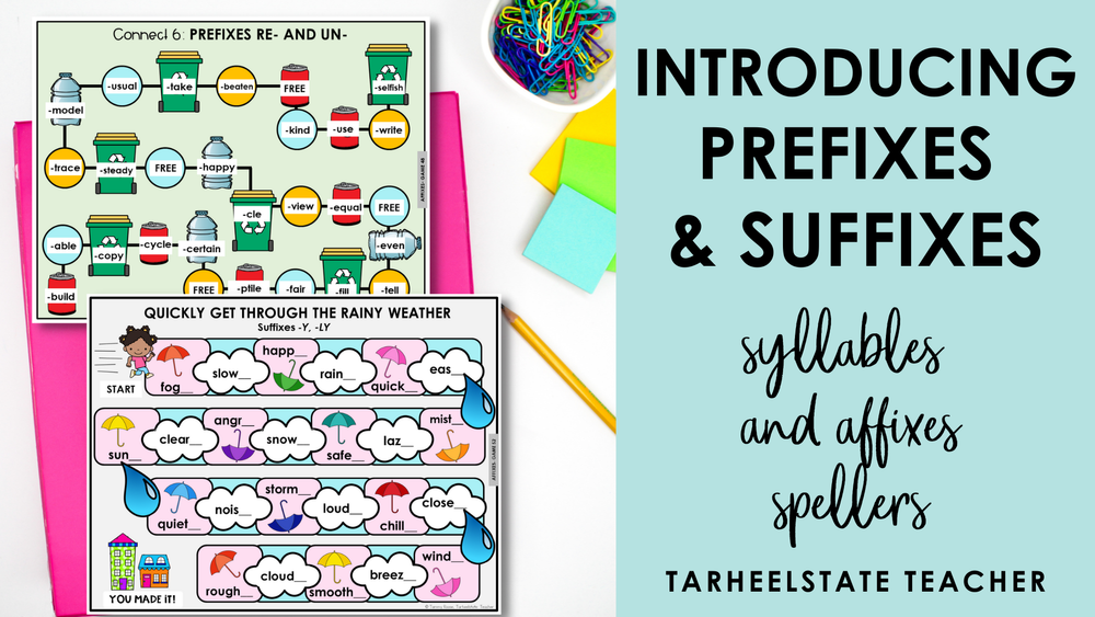 Teaching Affixes - Introducing Students to Prefixes and Suffixes ...