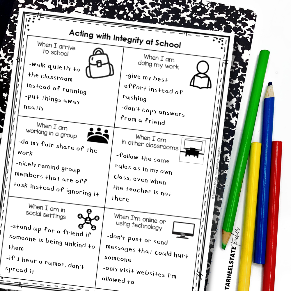 Teaching Integrity and Honesty: Activities and Lessons for Upper ...