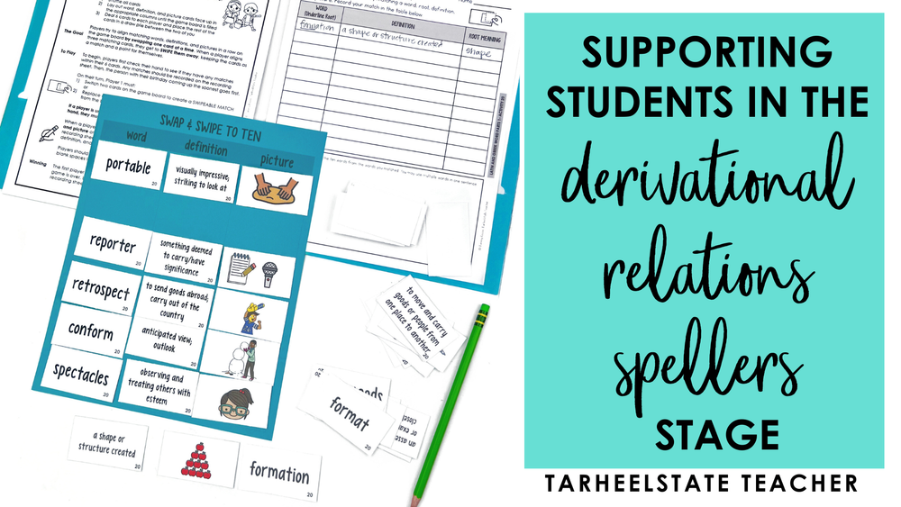 Supporting Students in the Derivational Relations Spellers Stage ...