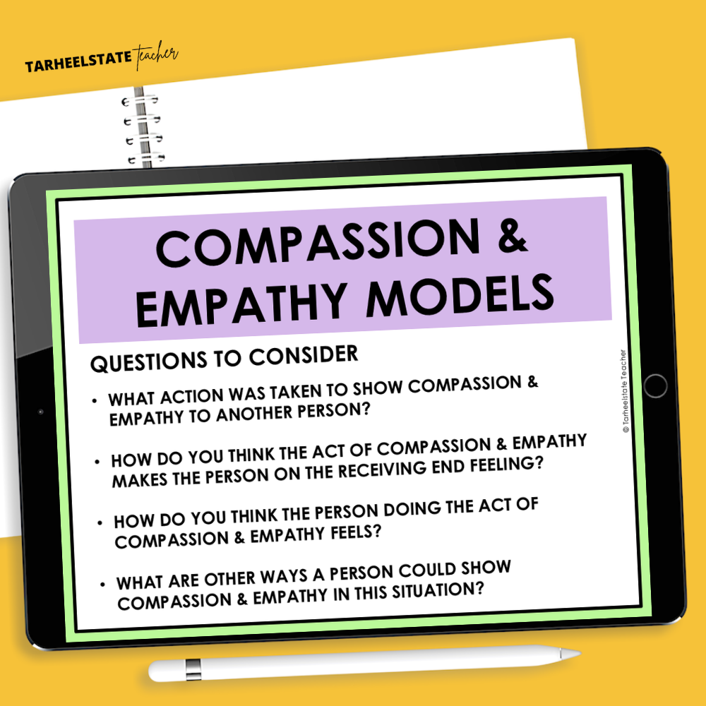 Perspective Taking and Empathy Scenarios for Teaching About Compassion ...
