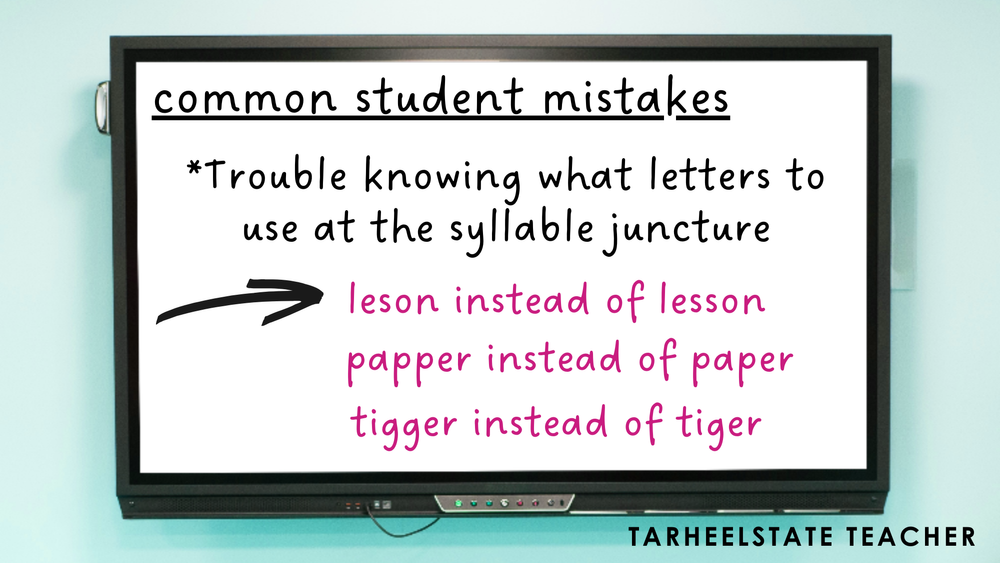 Teaching Syllable Juncture Patterns — Tarheelstate Teacher