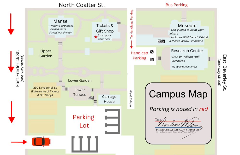 Hours, Directions, and Parking — Woodrow Wilson