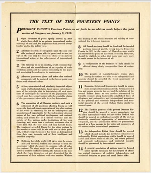 The Fourteen Points: Woodrow Wilson's Blueprint for Peace — Woodrow Wilson
