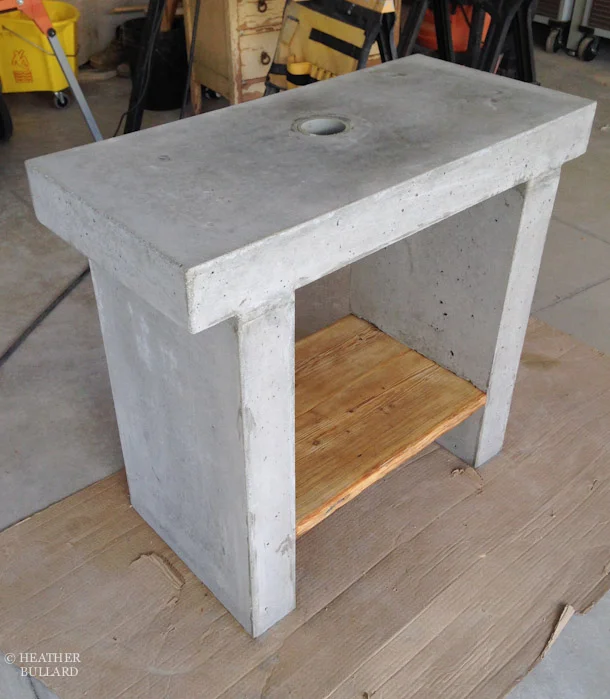 DIY Concrete Vanity — HEATHER BULLARD