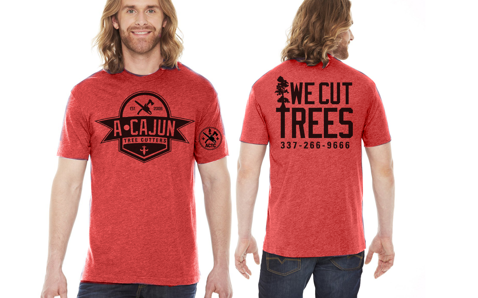 A-Cajun Tree Cutters — Custom T-Shirt & Merch. Screen Printing Portfolio