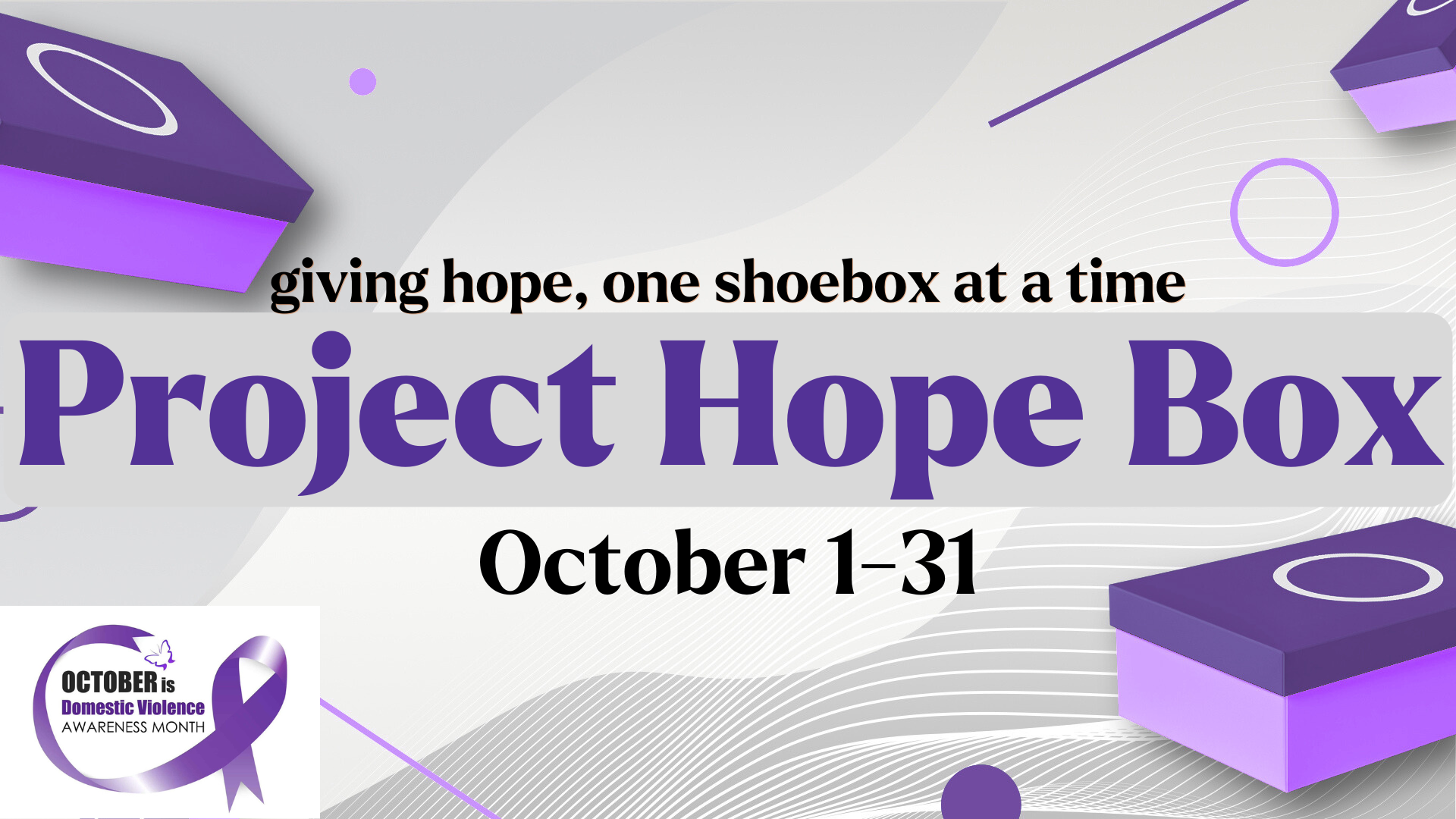 Project Hope Box — Canyon Creek Project Church