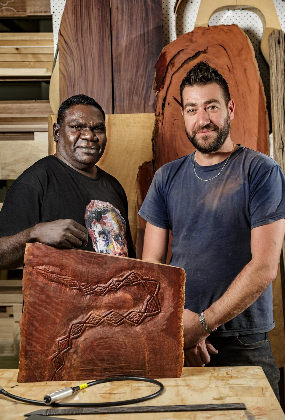 In Residence... Gunybi Ganambarr and Regina Pilawuk Wilson — JamFactory