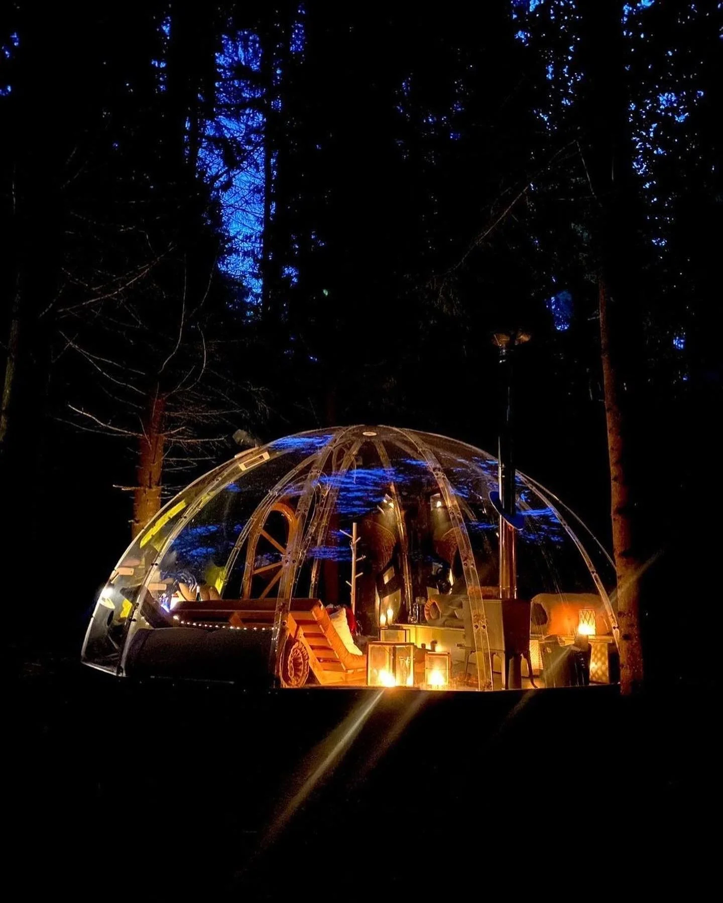 Northern lights - Norwegian Aurora glass igloo in Tromso region ...