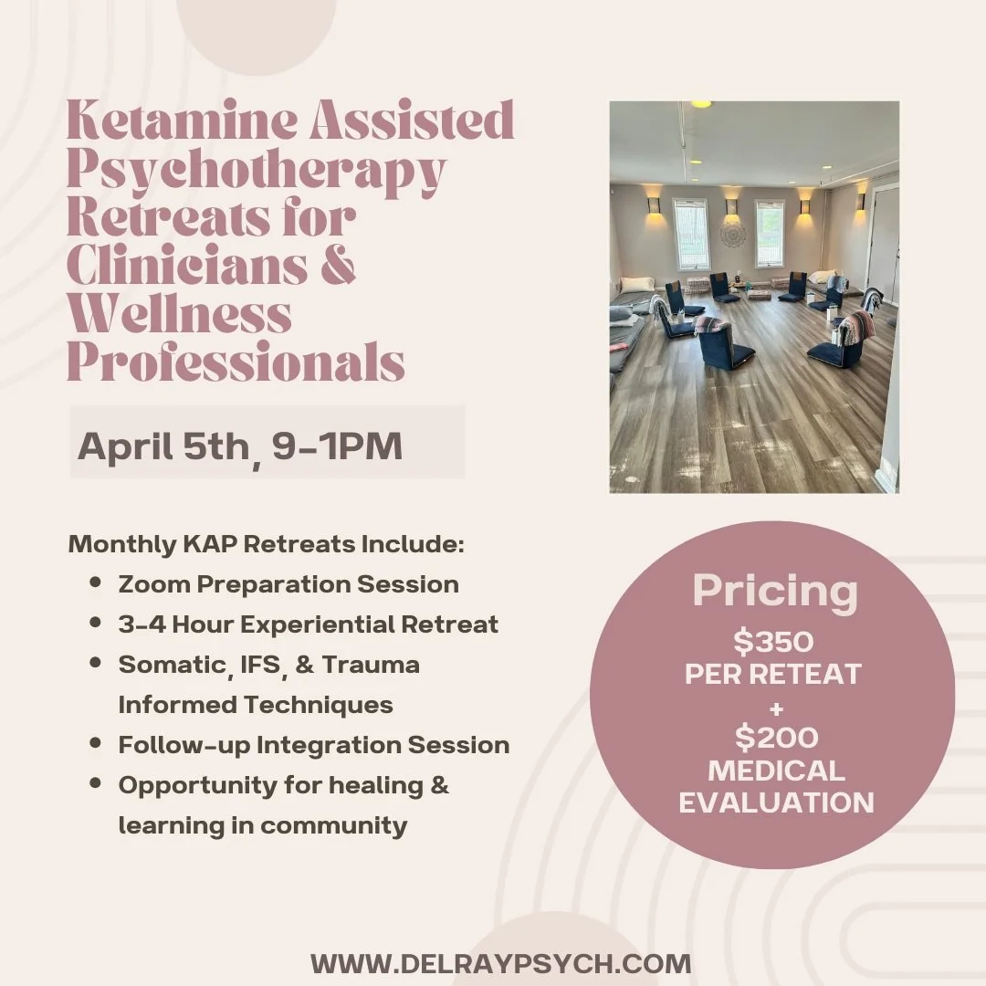Individual and Group Ketamine-Assisted Psychotherapy (KAP) — Del Ray Psych & Wellness