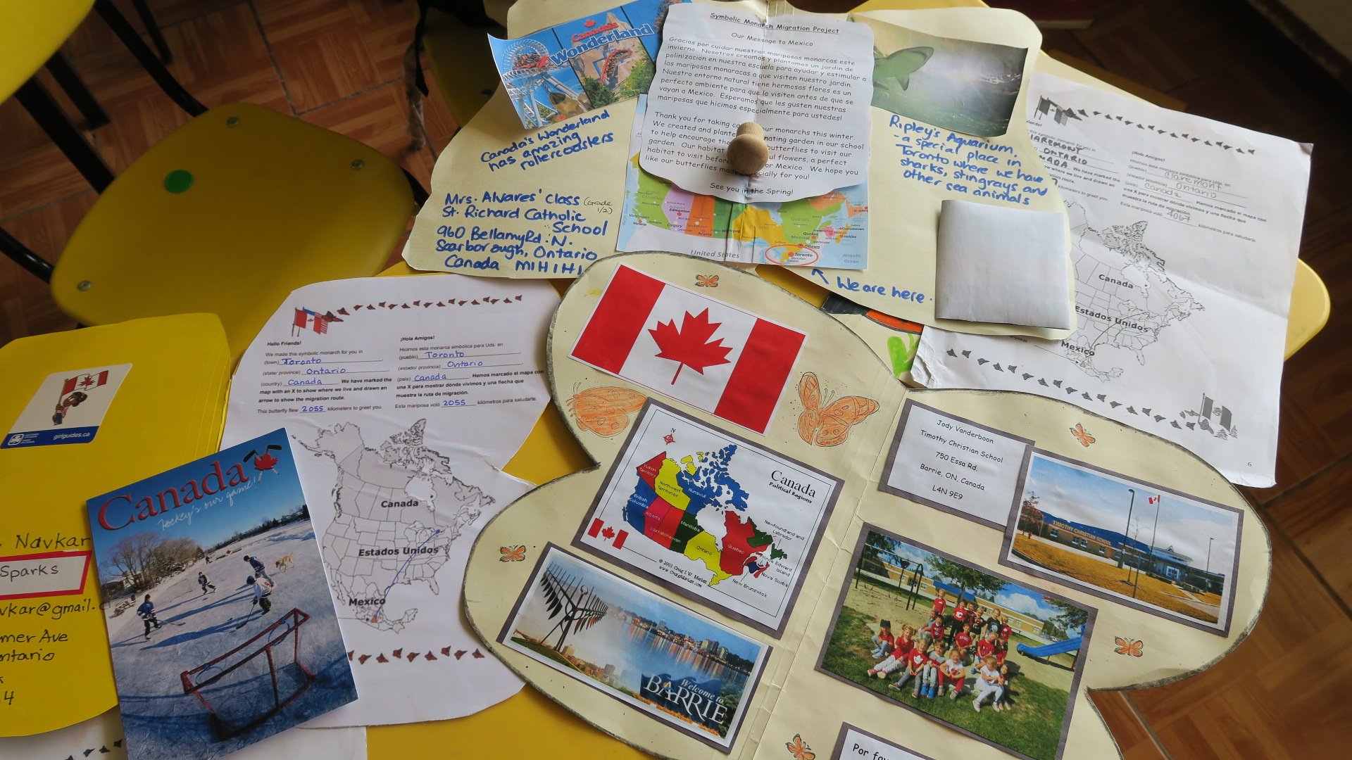 School Visits — Symbolic Monarch Migration