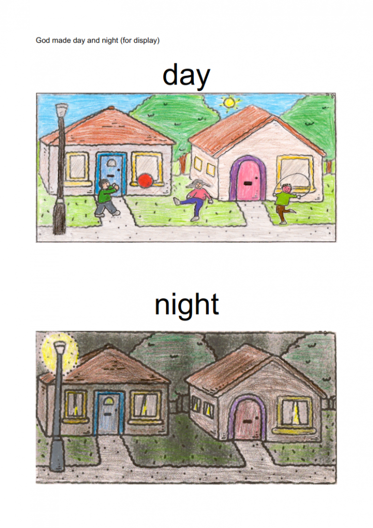 Lesson 2: God Made Day and Night — Children's Ministry