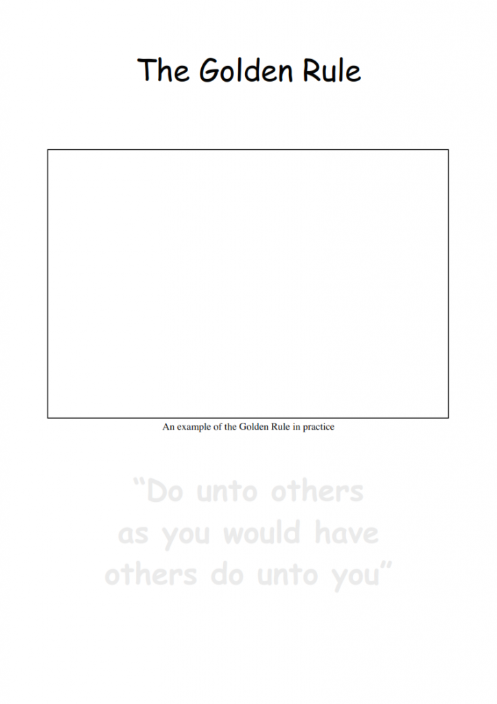 Lesson 13: The Golden Rule — Children's Ministry