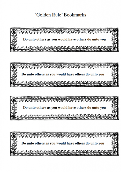 Lesson 13: The Golden Rule — Children's Ministry
