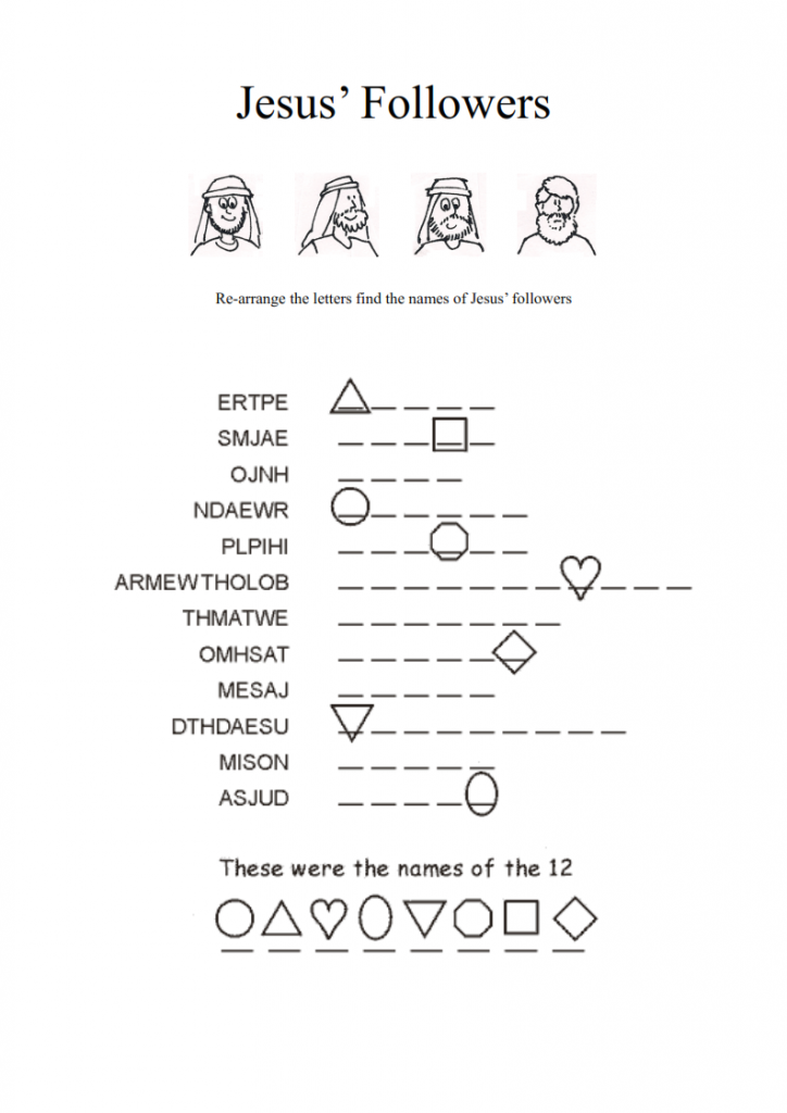 Lesson 11: Jesus and the 12 Disciples — Children's Ministry