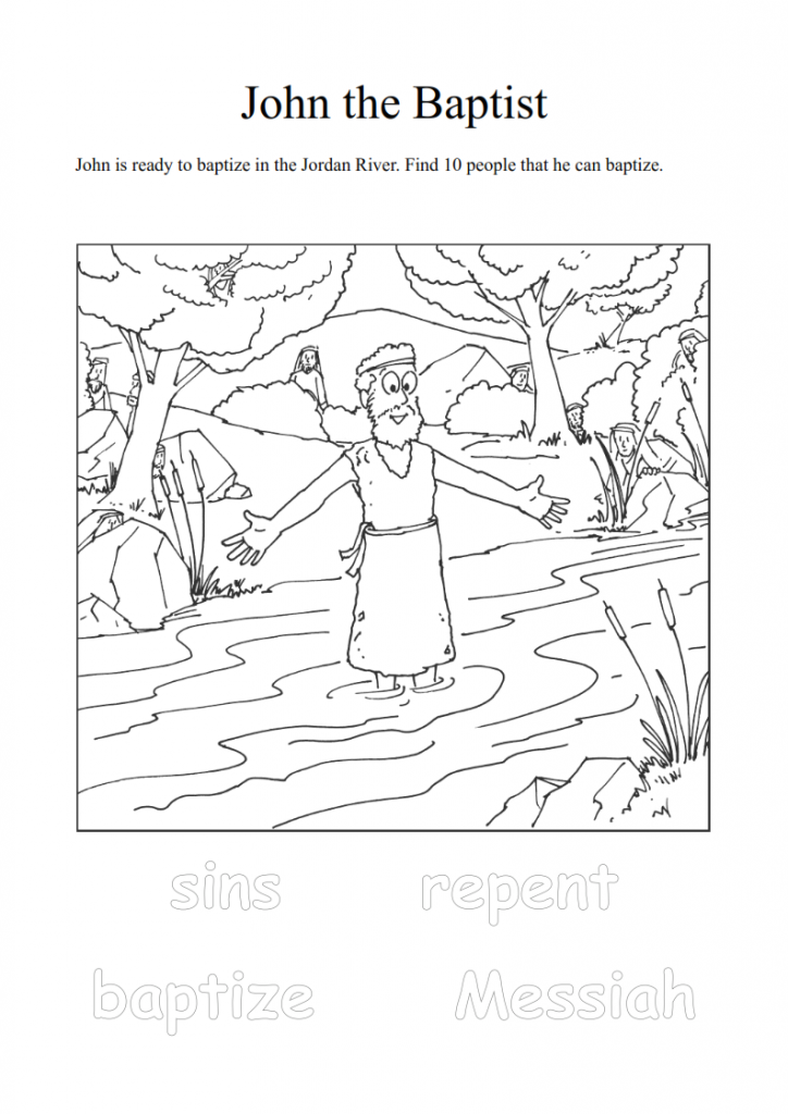 Lesson 9: John the Baptist — Children's Ministry