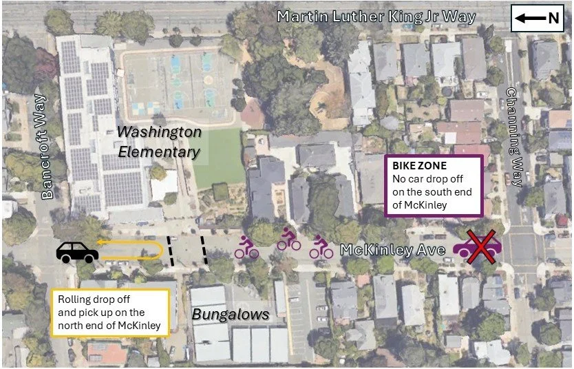 Morning Drop Off — Washington Elementary School