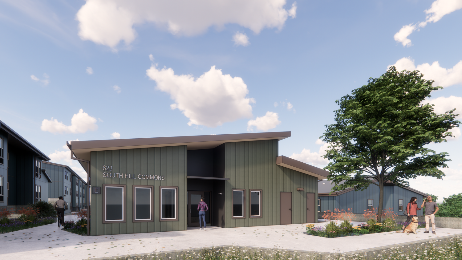 South Hill Commons — CARLETON HART ARCHITECTURE