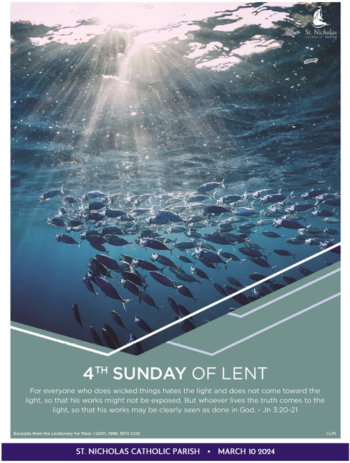 March 10, 2024 4th Sunday of Lent — St. Nicholas Catholic Parish