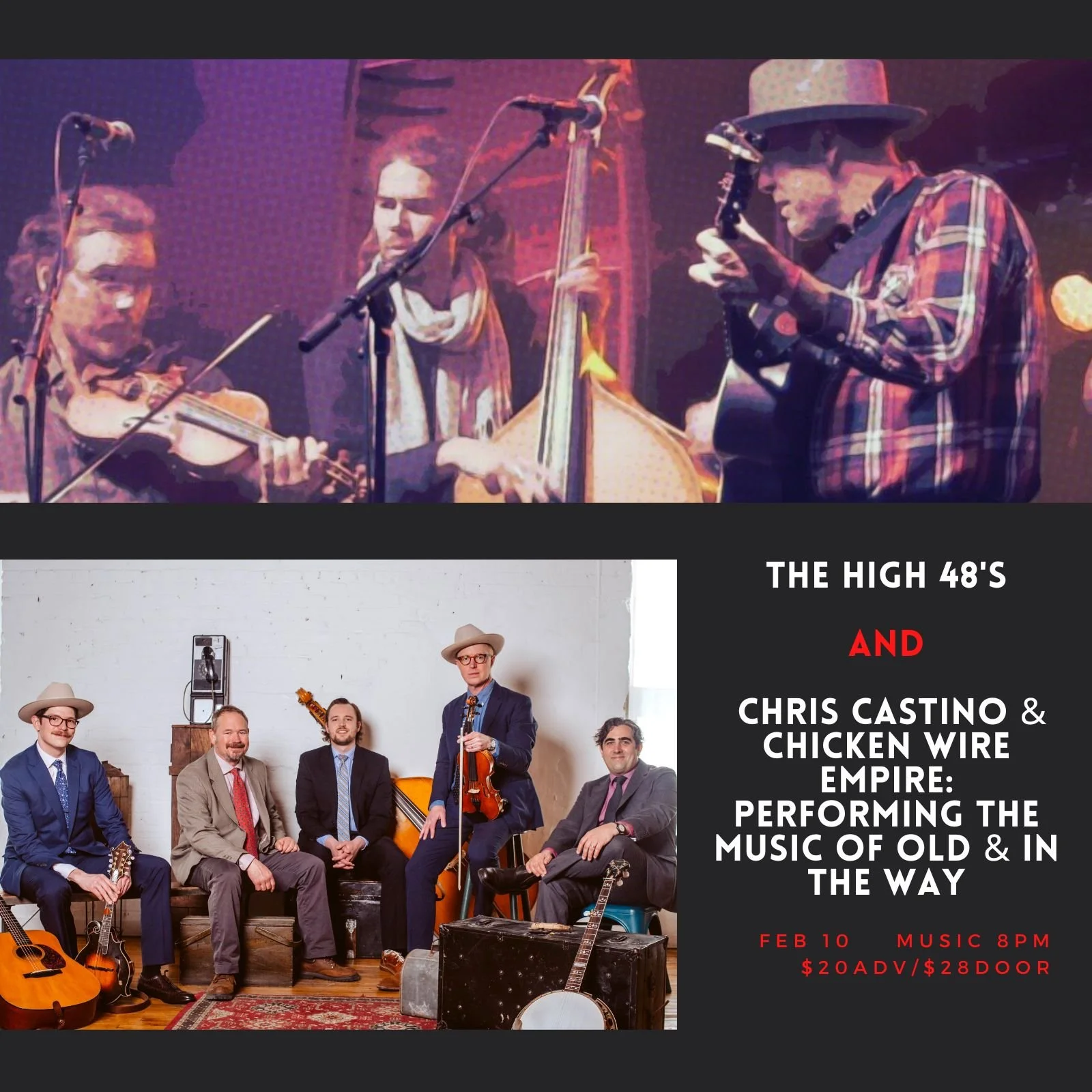 The High 48s and Chris Castino & Chicken Wire Empire // Performing The ...