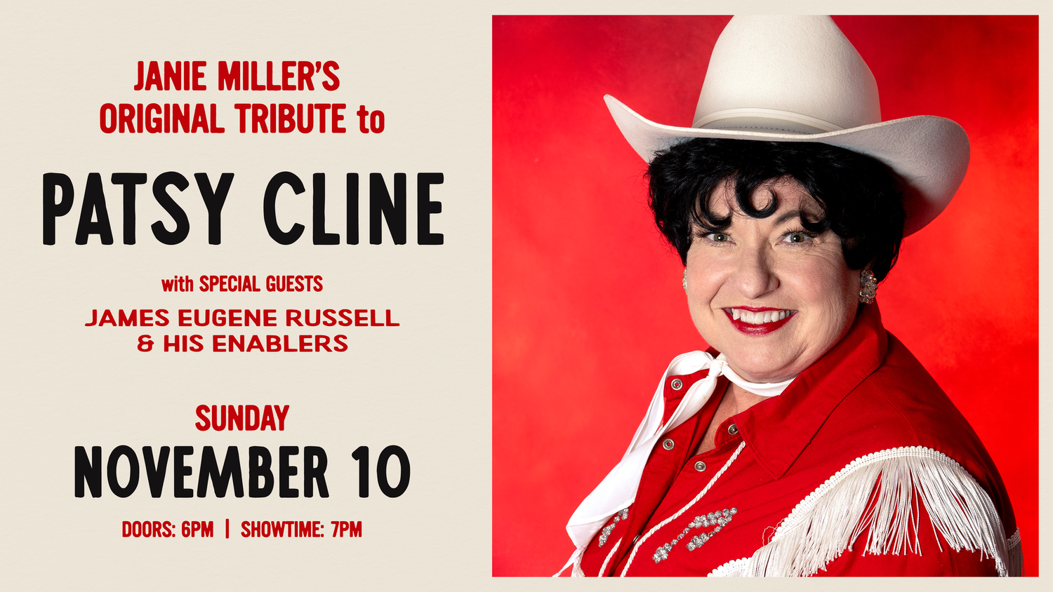 Janie Miller’s Original Tribute to Patsy Cline w. special guests James ...