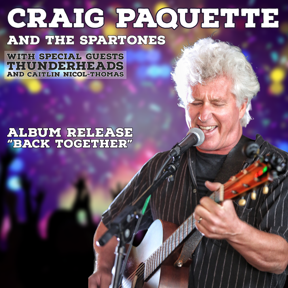 Back Together Album Release featuring Craig Paquette & The Spartones ...