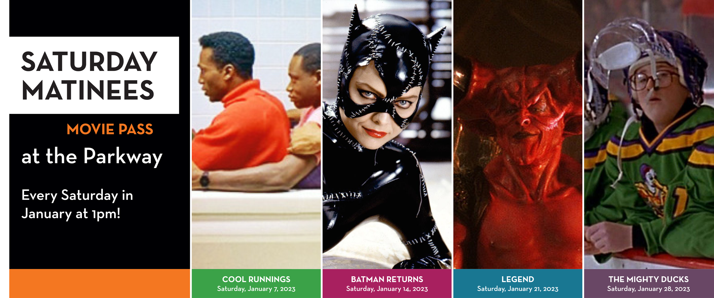 Saturday Matinees at The Parkway // All Movie Pass