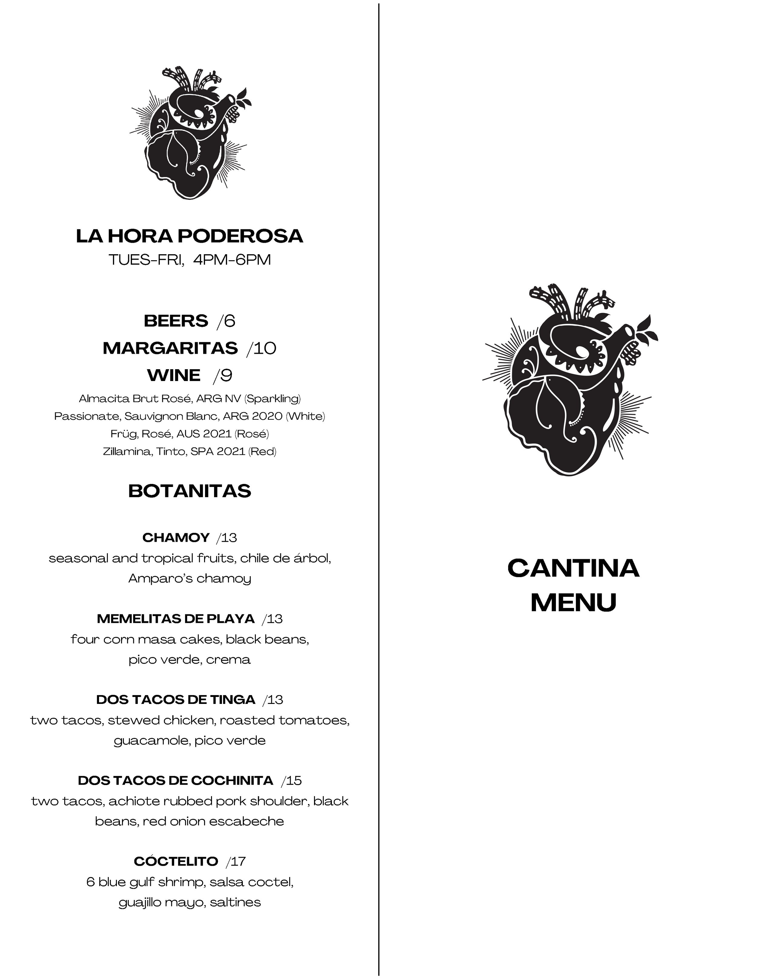 Bar and Happy Hour — Amparo Fondita