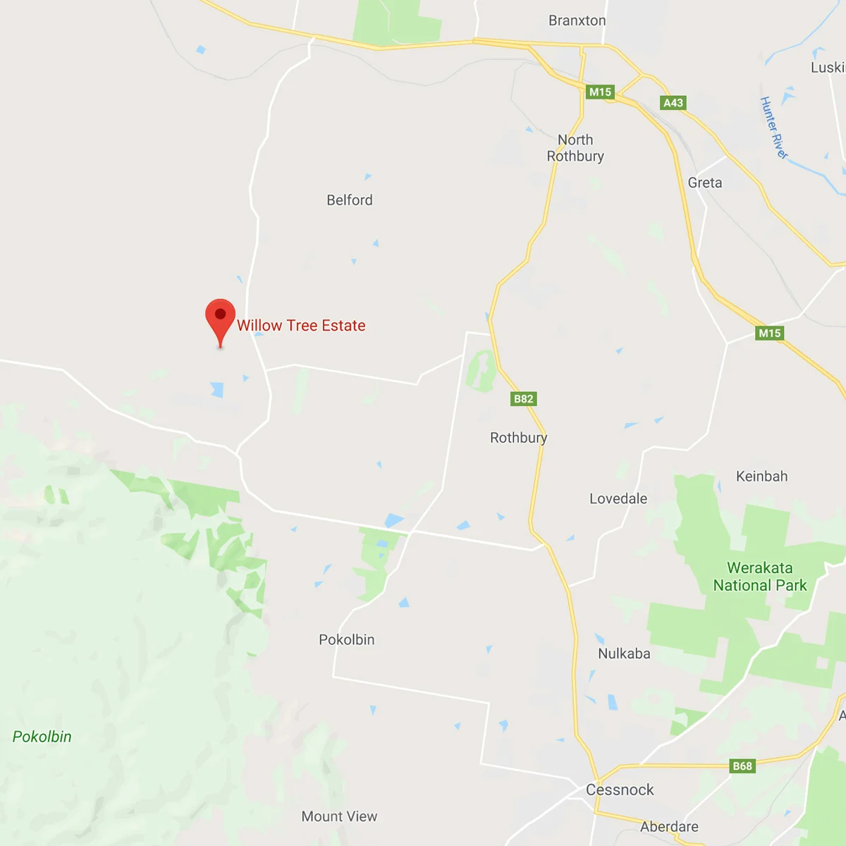 Large Group Accommodation in Hunter Valley - Willow Tree Estate