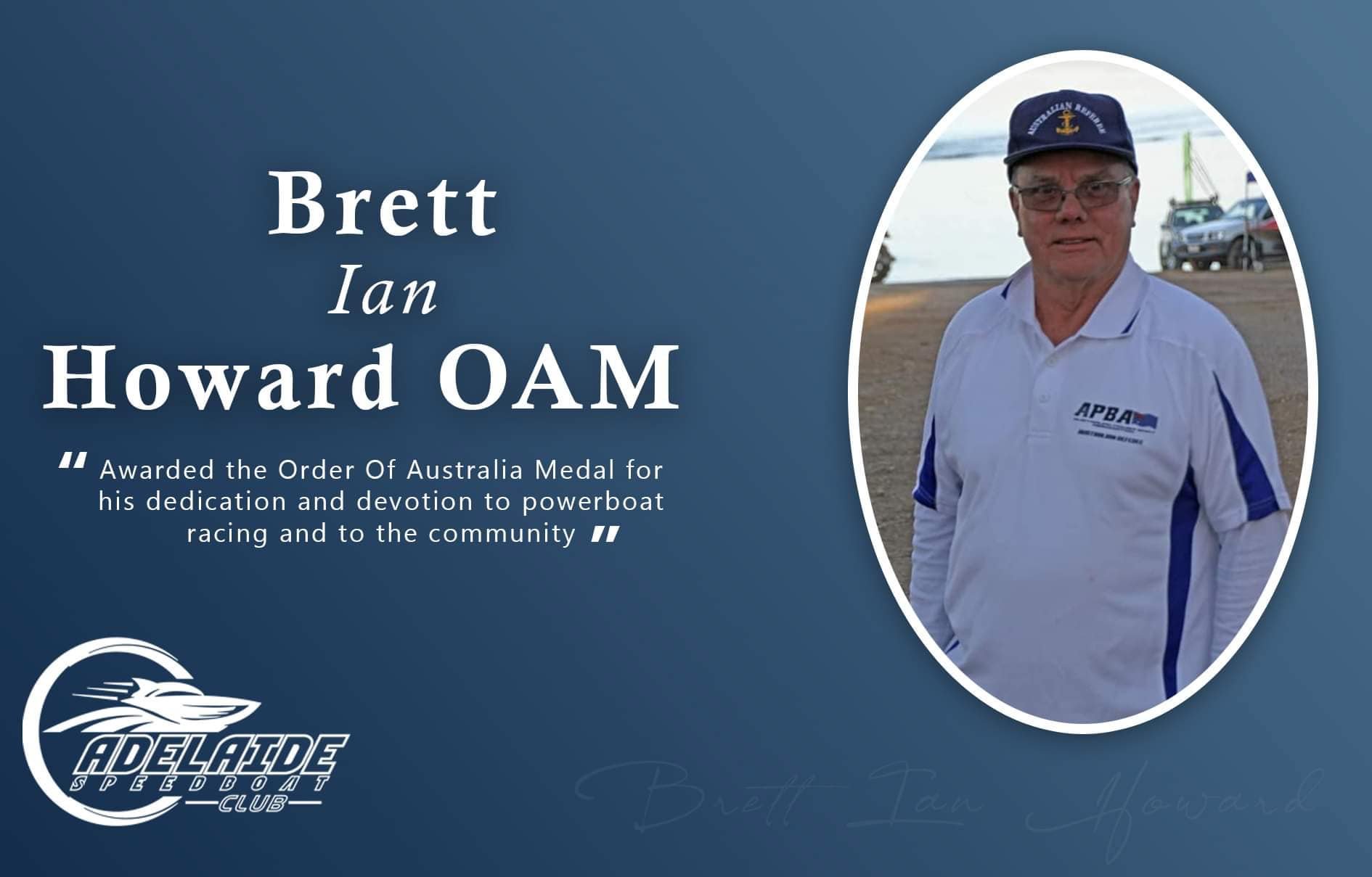 Congratulations Brett Howard OAM Order of Australia Medal in Australia ...