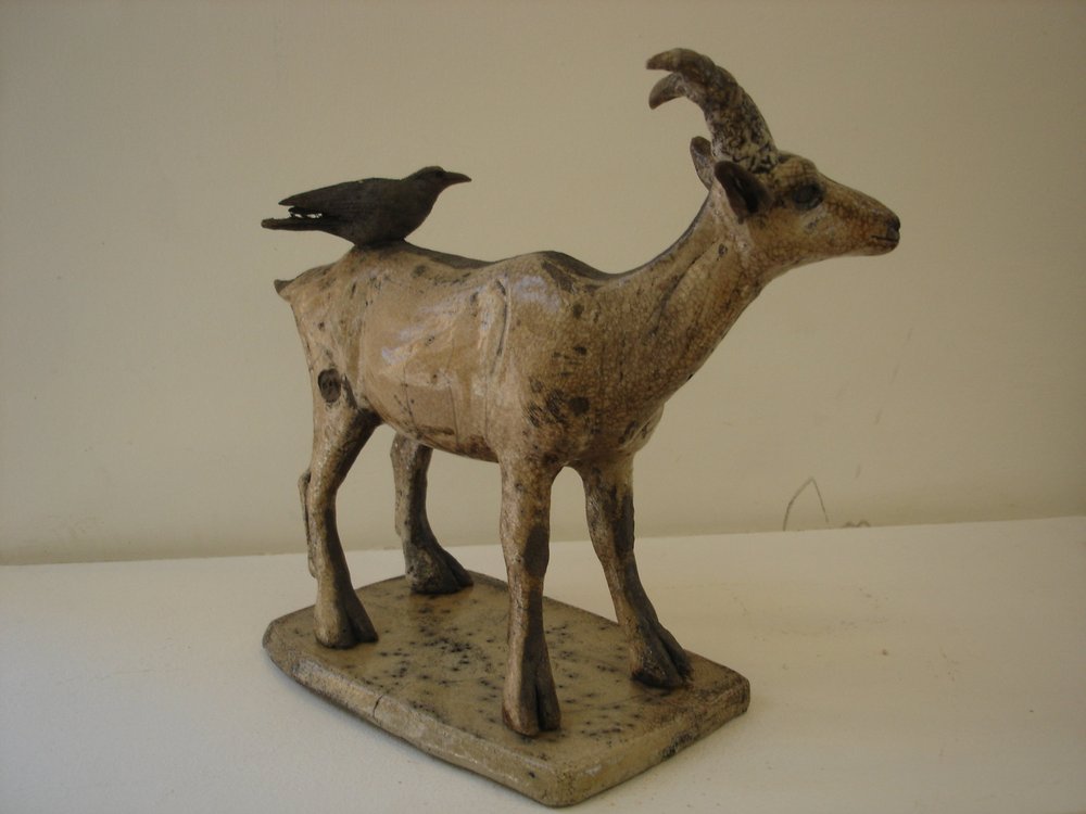CELIA ALLEN - CERAMIC ANIMAL SCULPTURES