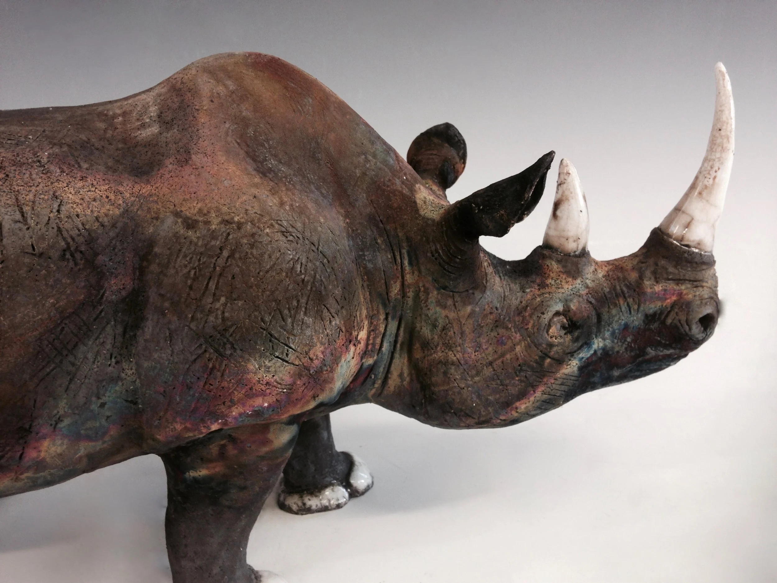 CELIA ALLEN - CERAMIC ANIMAL SCULPTURES