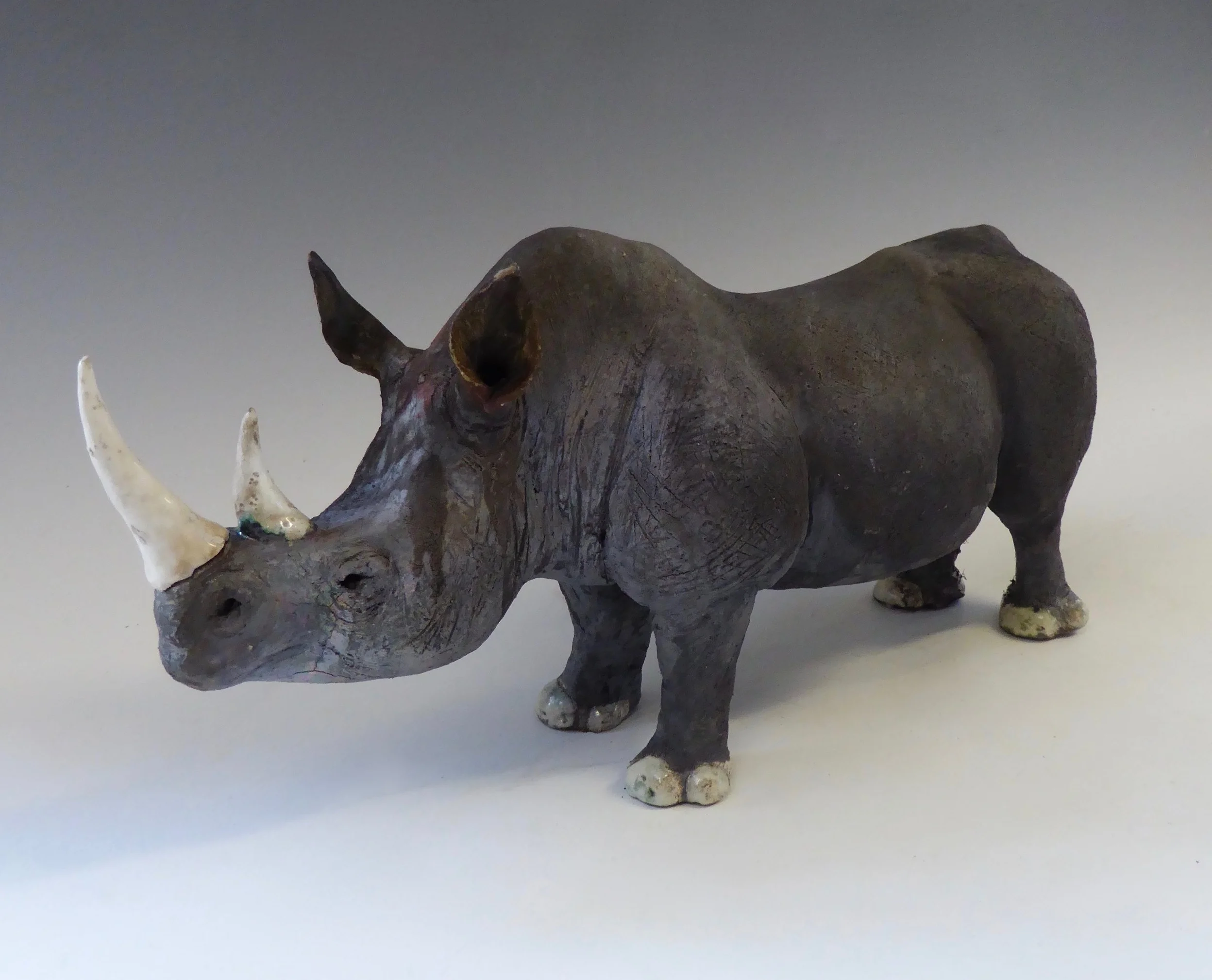 CELIA ALLEN - CERAMIC ANIMAL SCULPTURES