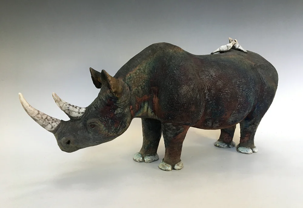 CELIA ALLEN - CERAMIC ANIMAL SCULPTURES