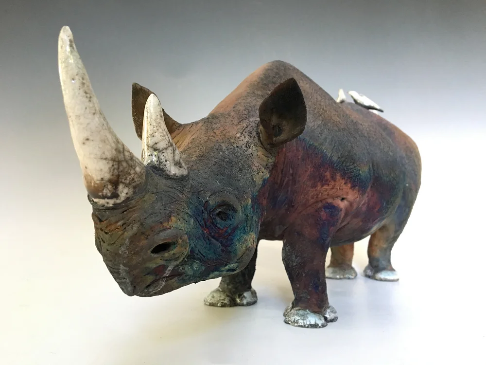CELIA ALLEN - CERAMIC ANIMAL SCULPTURES