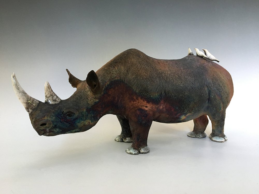 CELIA ALLEN - CERAMIC ANIMAL SCULPTURES