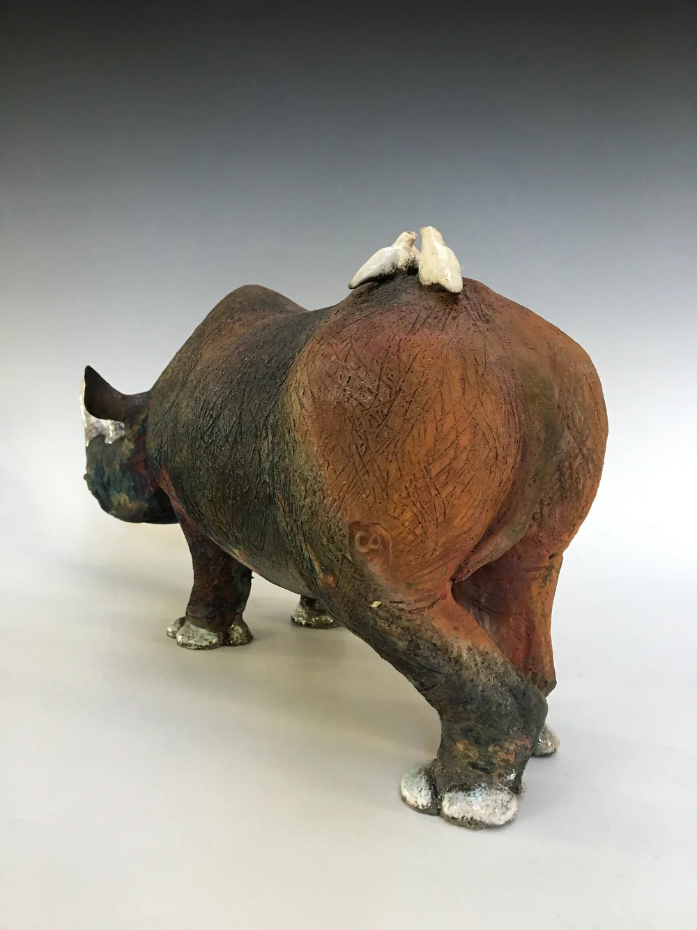 CELIA ALLEN - CERAMIC ANIMAL SCULPTURES
