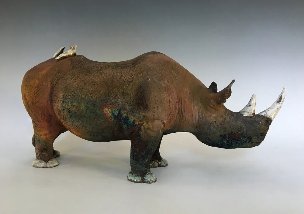 CELIA ALLEN - CERAMIC ANIMAL SCULPTURES