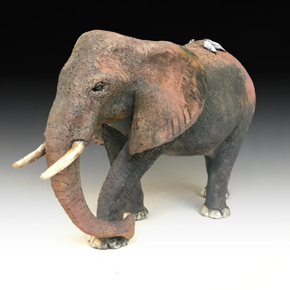 CELIA ALLEN - CERAMIC ANIMAL SCULPTURES